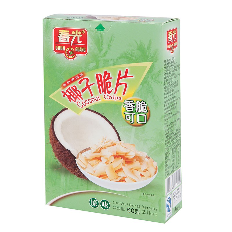 CHUN GUANG Coconut chips （Original）60g | Shopee Philippines