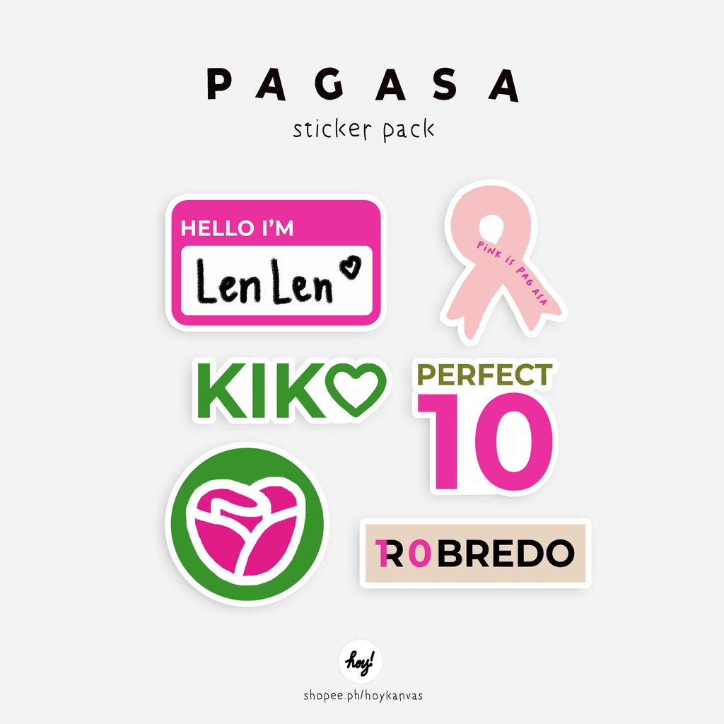 Leni Robredo Sticker Pack | Shopee Philippines