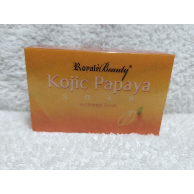 Royale Beauty Kojic Papaya Soap in Orange Scent (130G) | Shopee Philippines