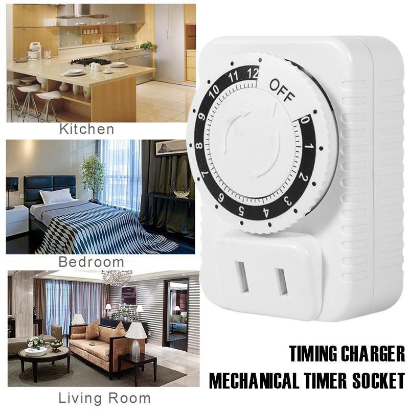 12 hour electric timer socket wall plug switch digital countdown timer ...