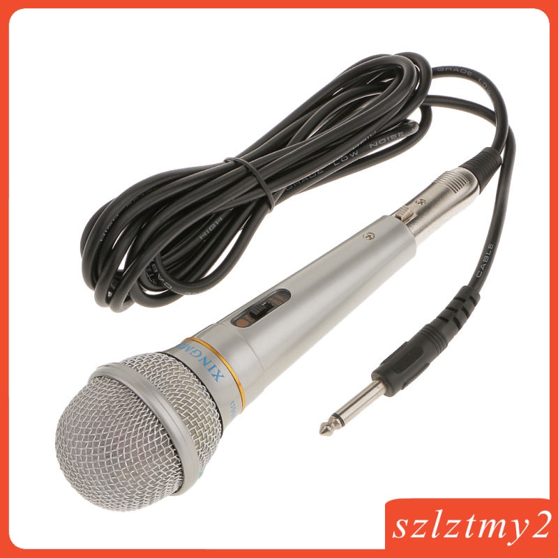 [galendale] Professional Pure Vocal Dynamic Wired Mike with 11.5ft Cord ...