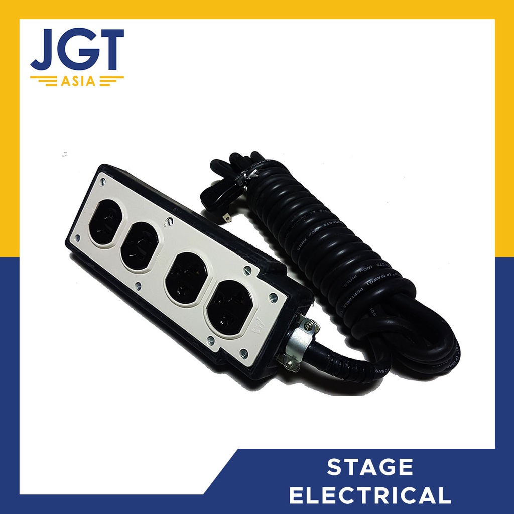 Kopez Heavy Duty Power Strip Outlet 4 Gang w/ Cord / Extension Cord ...