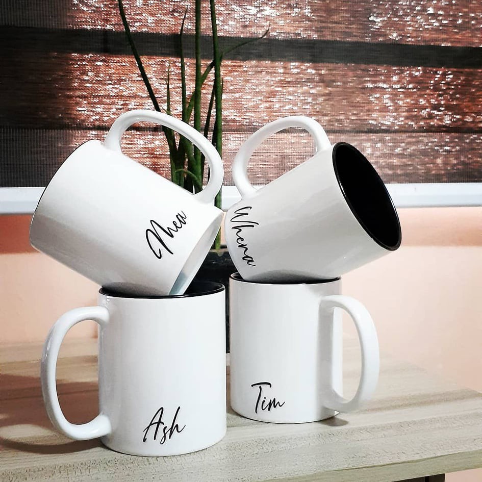 Personalized Mug Minimalist Design|Customized | Shopee Philippines