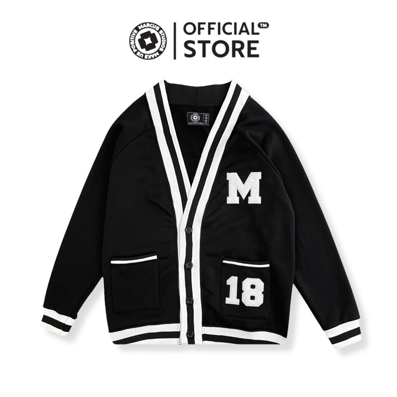 Maicus men's and women's felt cardigan jacket in black | Shopee Philippines