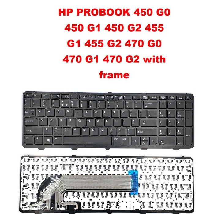 HP PROBOOK 450 G0 450 G1 450 G2 455 G1 455 G2 470 G0 470 G1 470 G2 with Black Colour frame ...