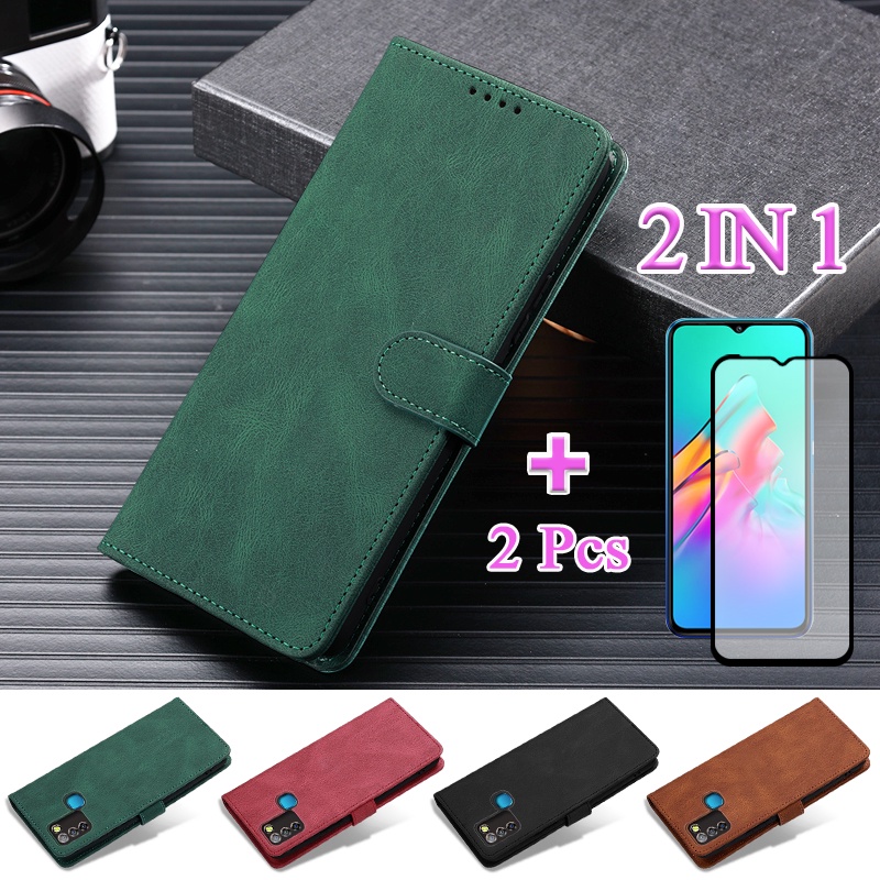 2 IN 1 Infinix Smart 5 X657 X657C Wallet Leather Case Casing With ...