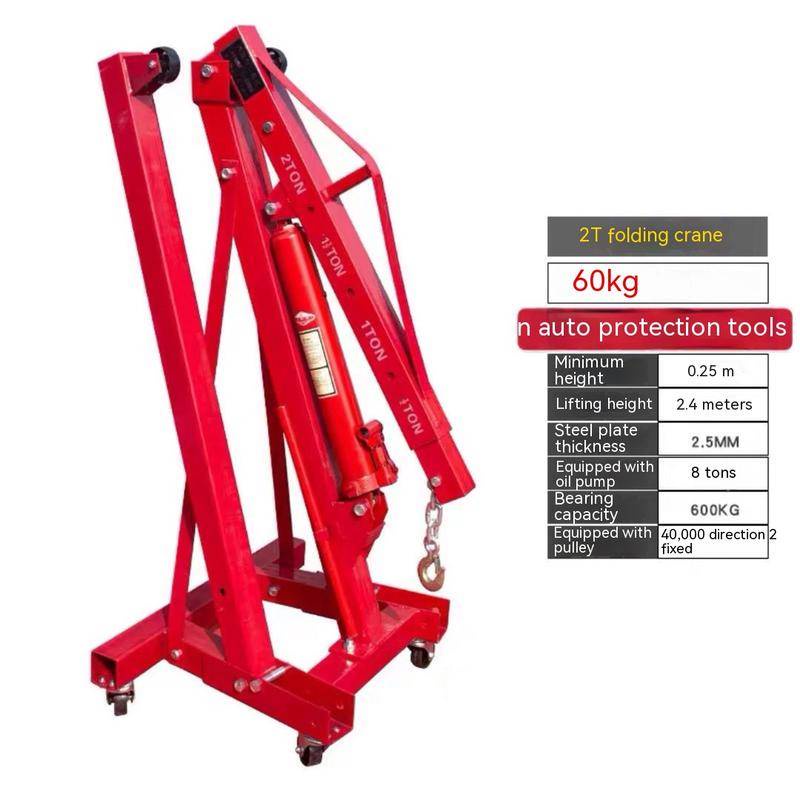 Heavy Duty Engine Crane 2T /3T Folding Engine Crane Hoist，Hydraulic car ...