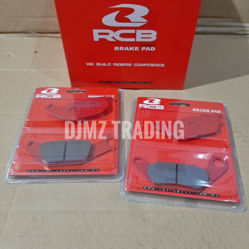 RCB BRAKE PAD (RED) | SNIPER150, RAIDER150, NMAX V1-V2, AEROX V1-V2 ...
