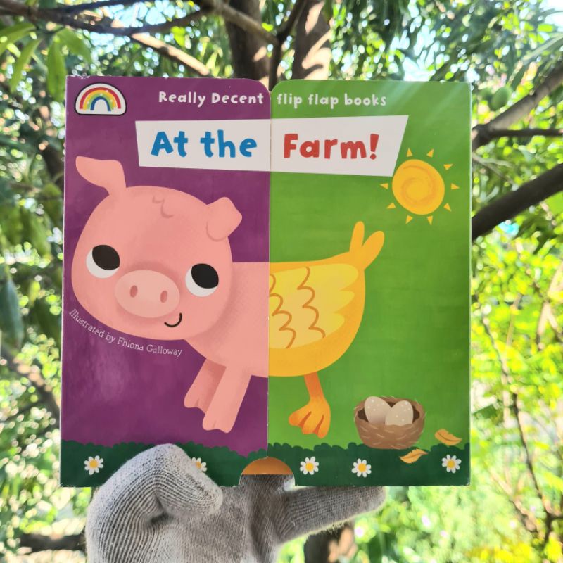 Really DECENT FLIP FLAP BOOKS: AT THE FARM! | Shopee Philippines