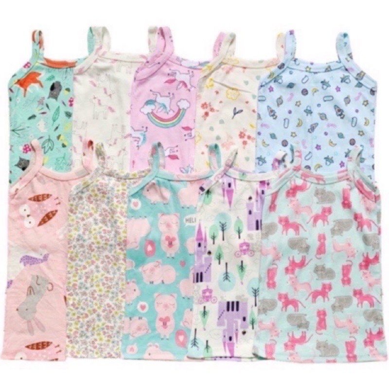 Cotton Spaghetti Strap Sando for kids and babies 6 to 2 years old ...