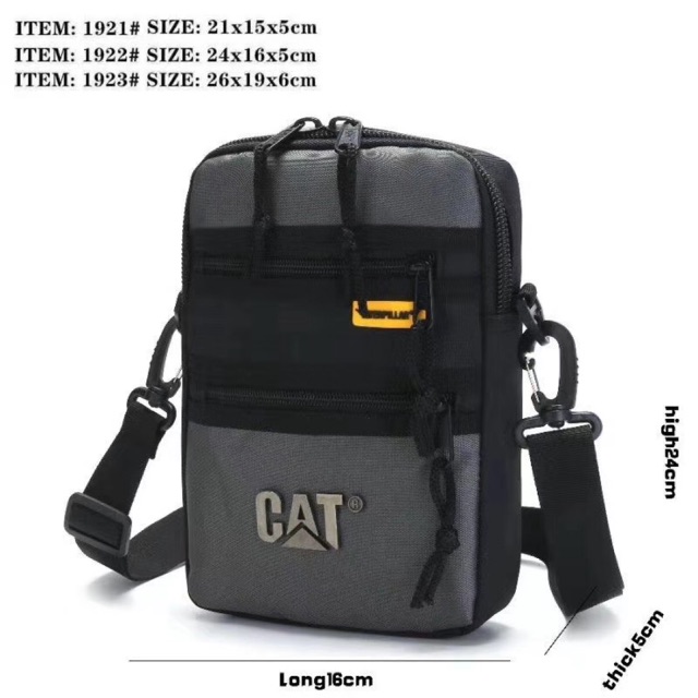 COD CAT Men's Crossbody Bag (Large/Medium) | Shopee Philippines