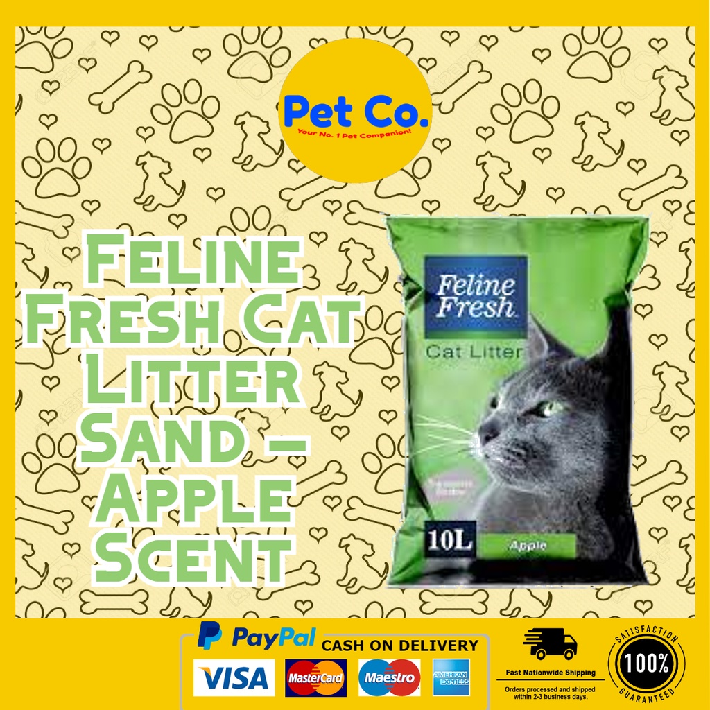 Feline Fresh Cat Litter 10L Clumping (Lavender, Lemon, lemon grass ...