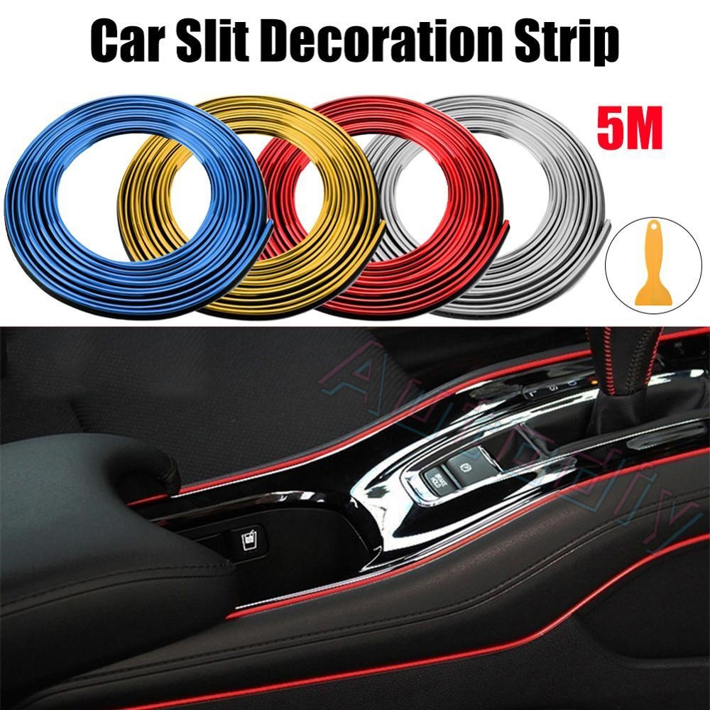 【Ready Stock】 5 Meter Car Strip Grid Decoration Line Wire Sticker ...
