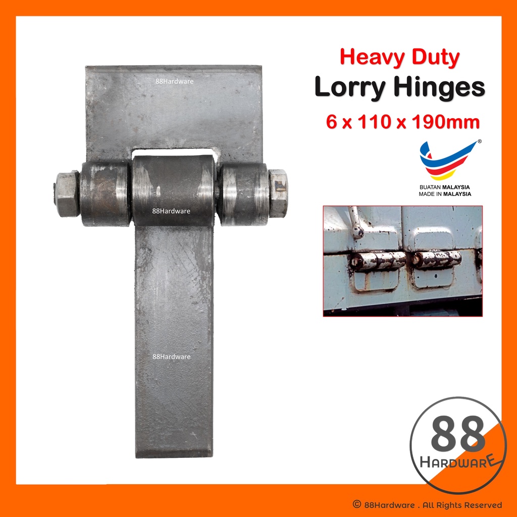 6mm T Lorry Hinges / Welding Hinges Metal / Ensel Welding Pintu / Ensel ...