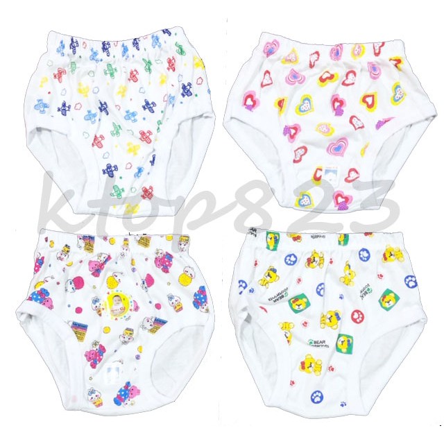 100% Cotton Brief for Kids (3pcs per Order) | Shopee Philippines