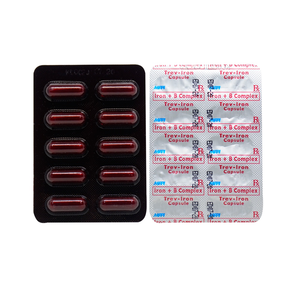 TREV IRON Iron + Vitamin B Complex 1 Capsule | Shopee Philippines