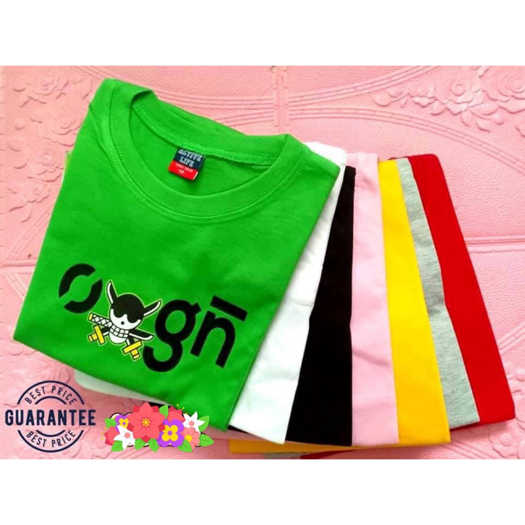 OXGN LOGO ZORO HIGH QUALITY T-SHIRT | Shopee Philippines