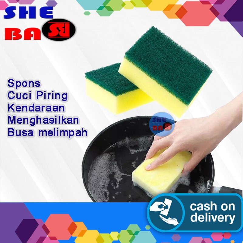 Dishwashing Foam Sponge Tapas Pot Sponge | Shopee Philippines