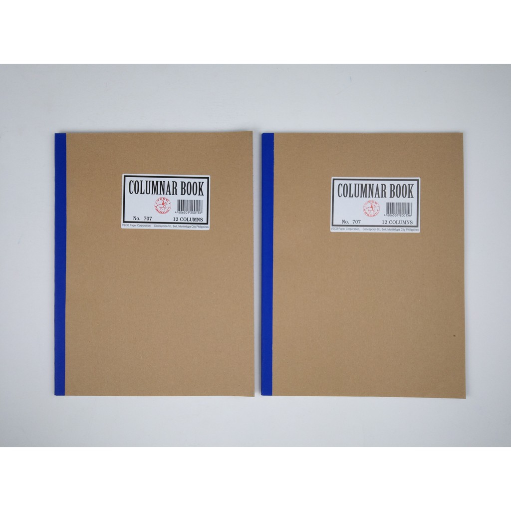 Veco Accounting Columnar Notebook 707 (2pcs) | Shopee Philippines