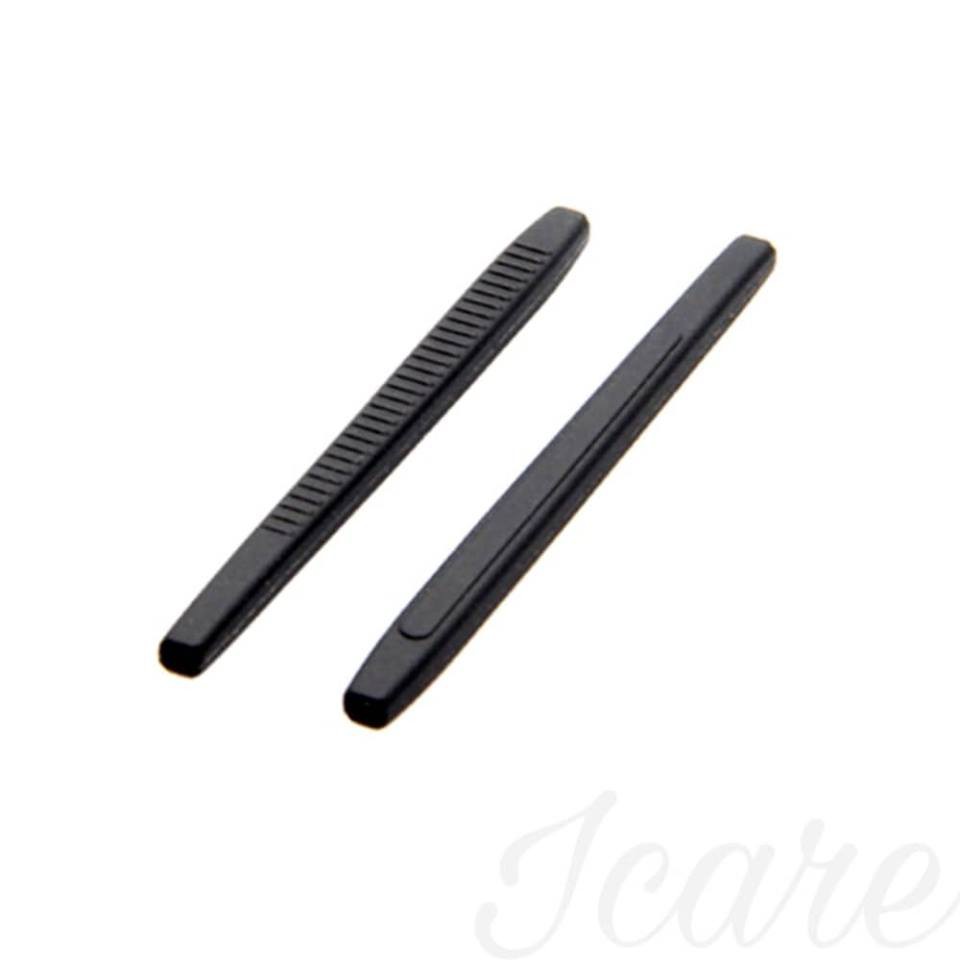 Double hole Rubber Matt Black Soft Anti Slip Eyeglasses Glasses Frame ...