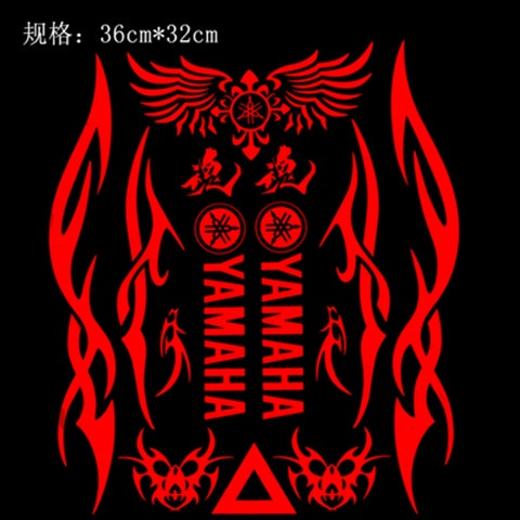 Yamaha Stickers Motorcycle Stickers Full Set Of Decals Fluorescent ...