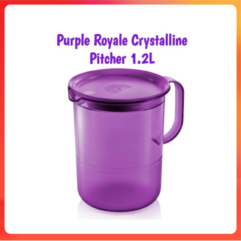 Tupperware Purple Royale Crystalline Pitcher 1.2L - Tupperware Pitcher ...