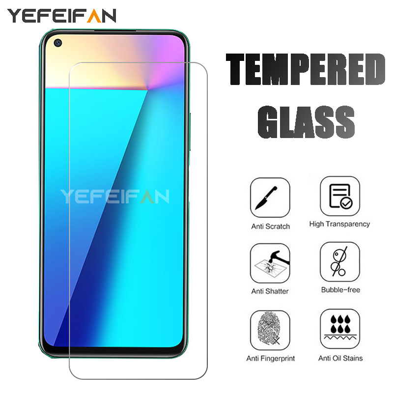 Infinix Note 7 Tempered Glass for Infinix Hot 7 8 9 Play Note7 Lite ...