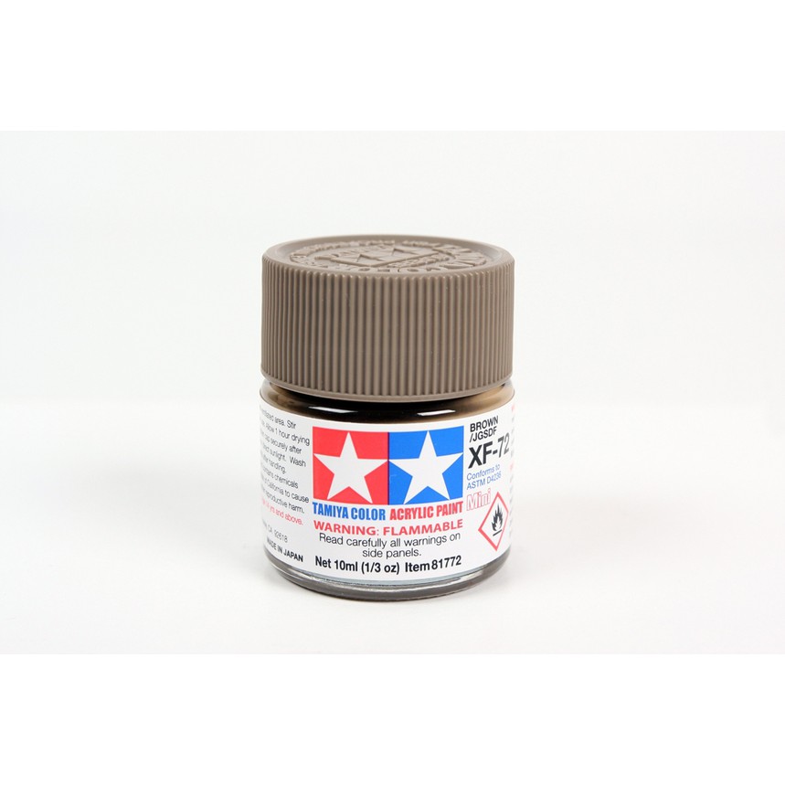 Tamiya XF-72 Brown (JGSDF) Hobby Flat Paint 10ml [CLEARANCE SALE ...