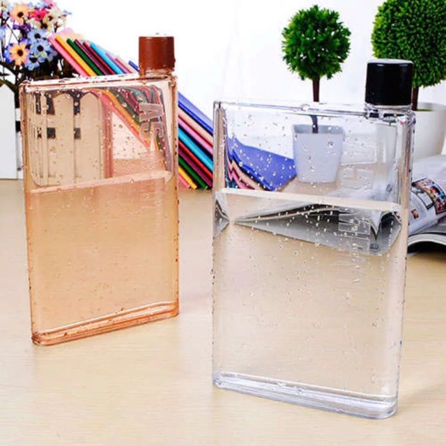 A5 Flat Notebook Bottle/Portable Memo Bottle / Water Bottle | Shopee ...
