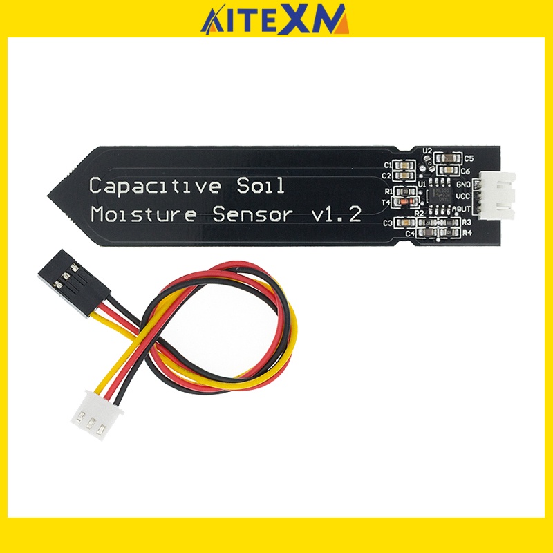 Capacitive soil moisture sensor Corrosion Resistant wide voltage wire ...