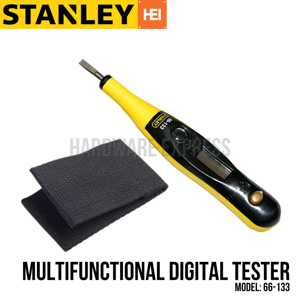 STANLEY MULTIFUNCTION DIGITAL VOLTAGE TESTER (66-133) | Shopee Philippines
