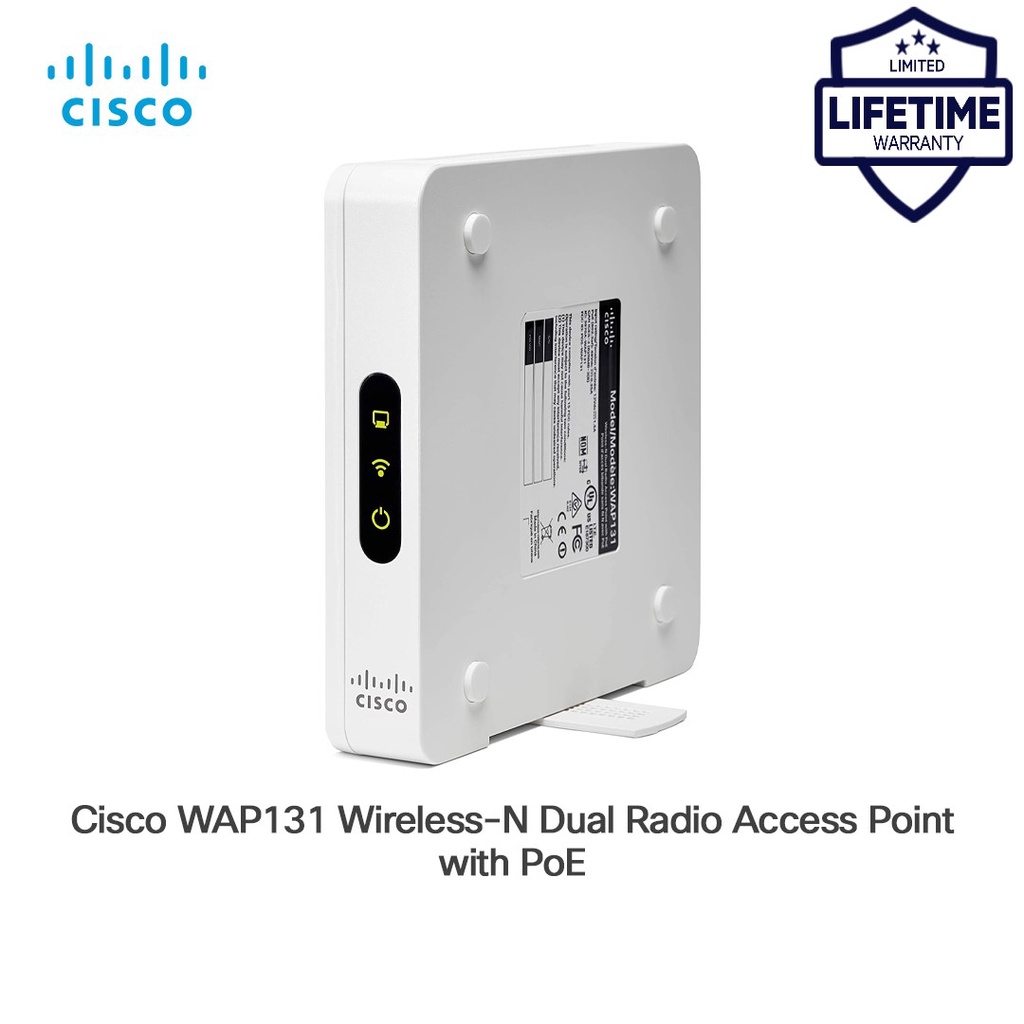 Cisco WAP131 Wireless-N Dual Radio Access Point with PoE (WAP131-E-K9-EU) | Shopee Philippines