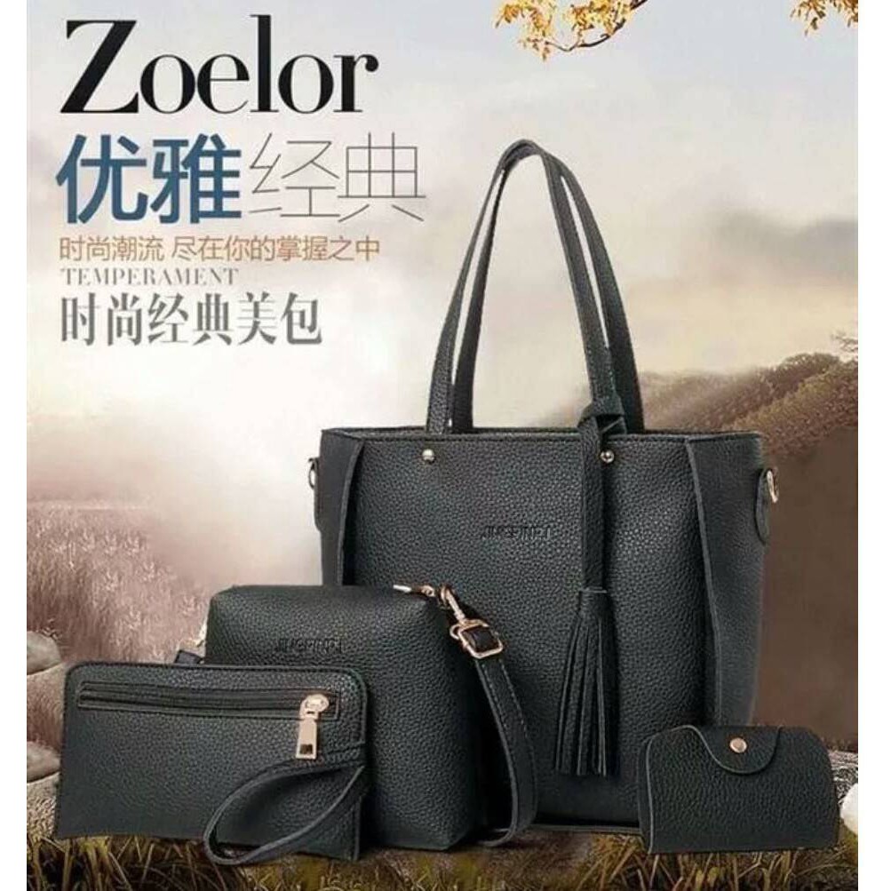 Set Of 4 Fashion Bags | Shopee Philippines