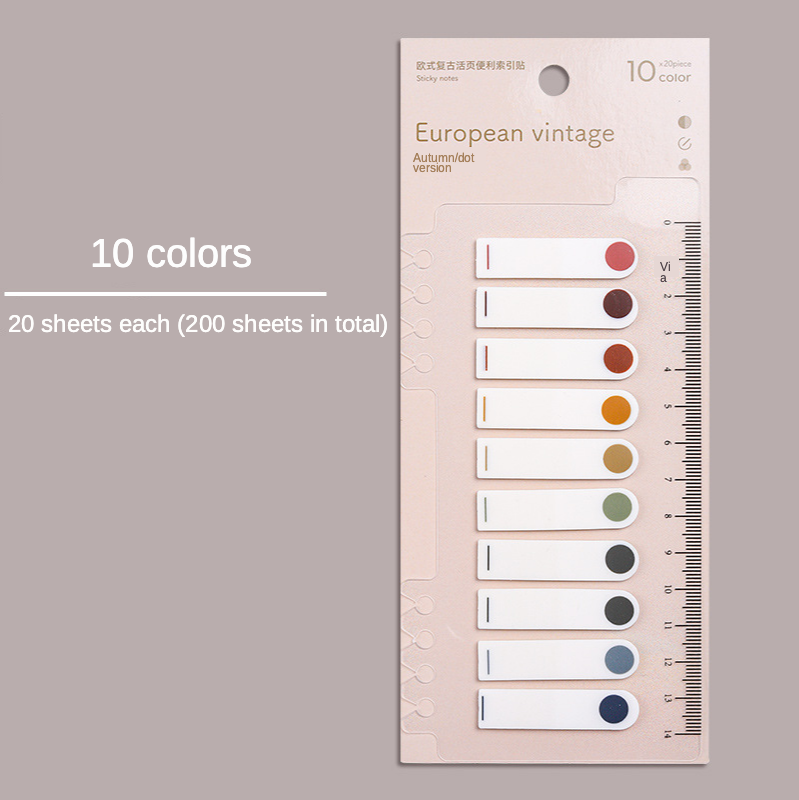 200pcs Colorful Sticky Note Memo Pad Lable Sticker Bookmarks Notepad ...