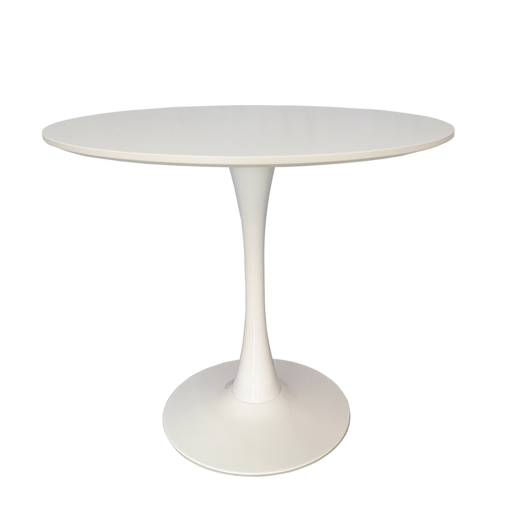 Ergodynamic WT-80R Round Table 80cm Diameter Round Wooden Painted Top ...