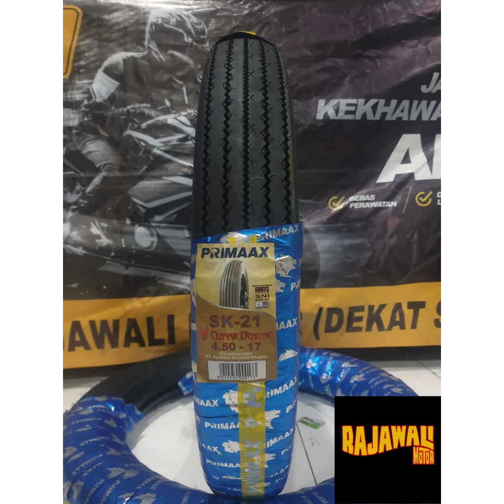 PRIMAAX TIRE SK 21 CLASSIC DEMONIC 4.50 RING 17 TUBE TYPE | Shopee ...