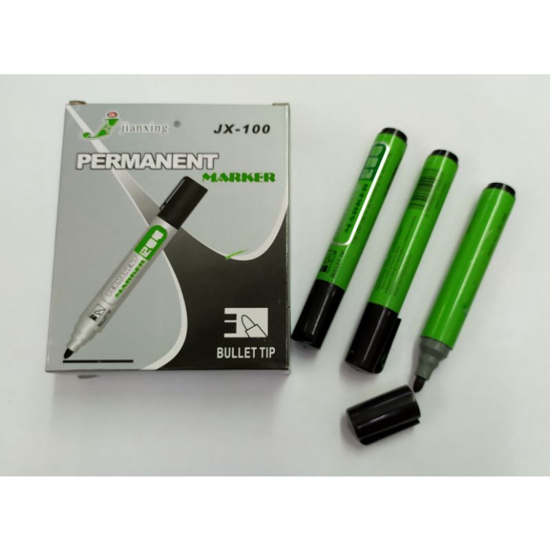 12pcs/Box PERMANENT MARKER (Refillable) | Shopee Philippines