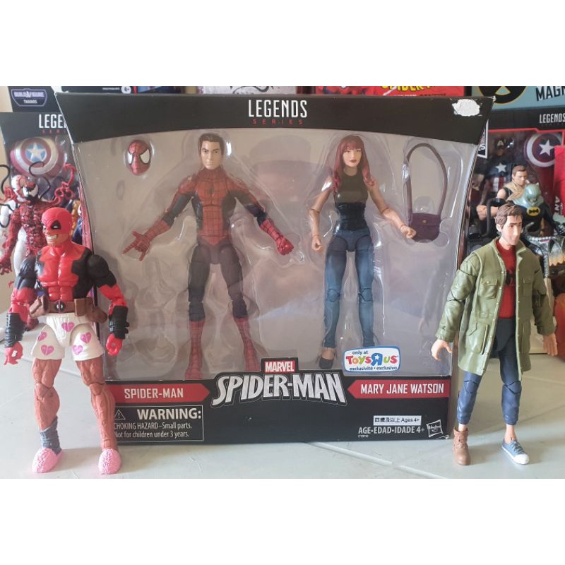 MARVEL LEGENDS HASBRO RAFT SPIDER MAN & KITBASH MJ | Shopee Philippines