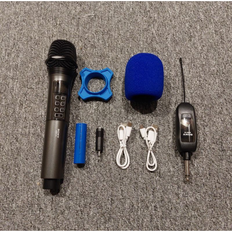 Profesional Universal Wireless Microphone UXR-inT4 Rechageable | Shopee ...