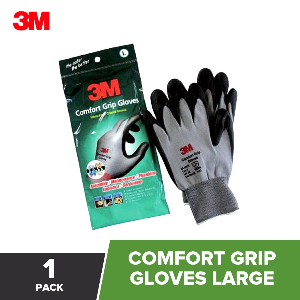 3M Comfort Grip Gloves Large | Shopee Philippines