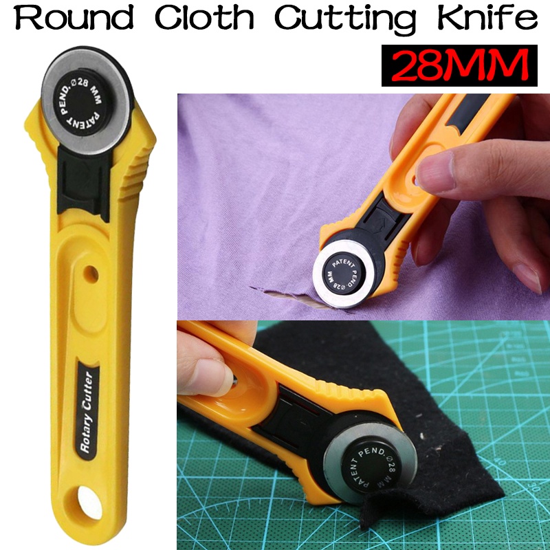 28mm Patchwork Roller Wheel Round Knife Cloth Cutting Knife Knife ...