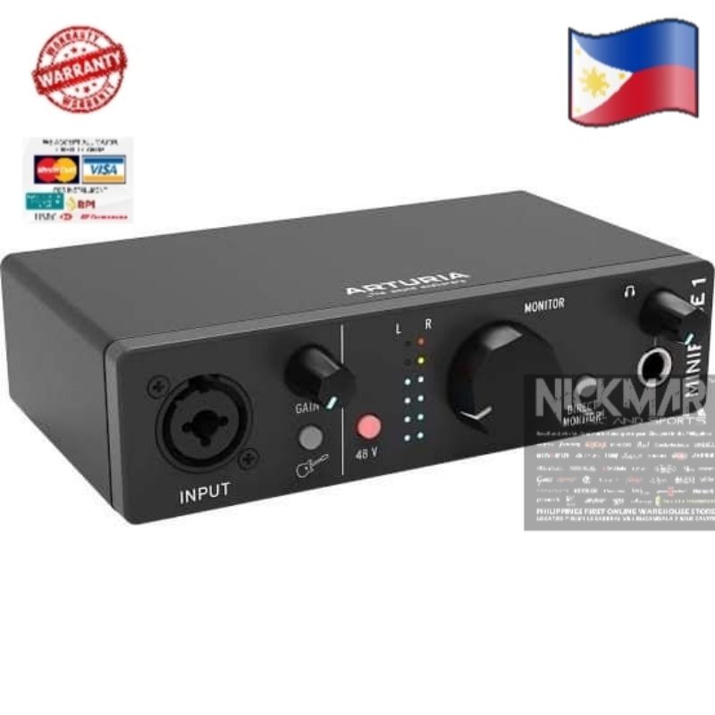 ARTURIA MINI FUSE1 AUDIO INTERFACE | Shopee Philippines