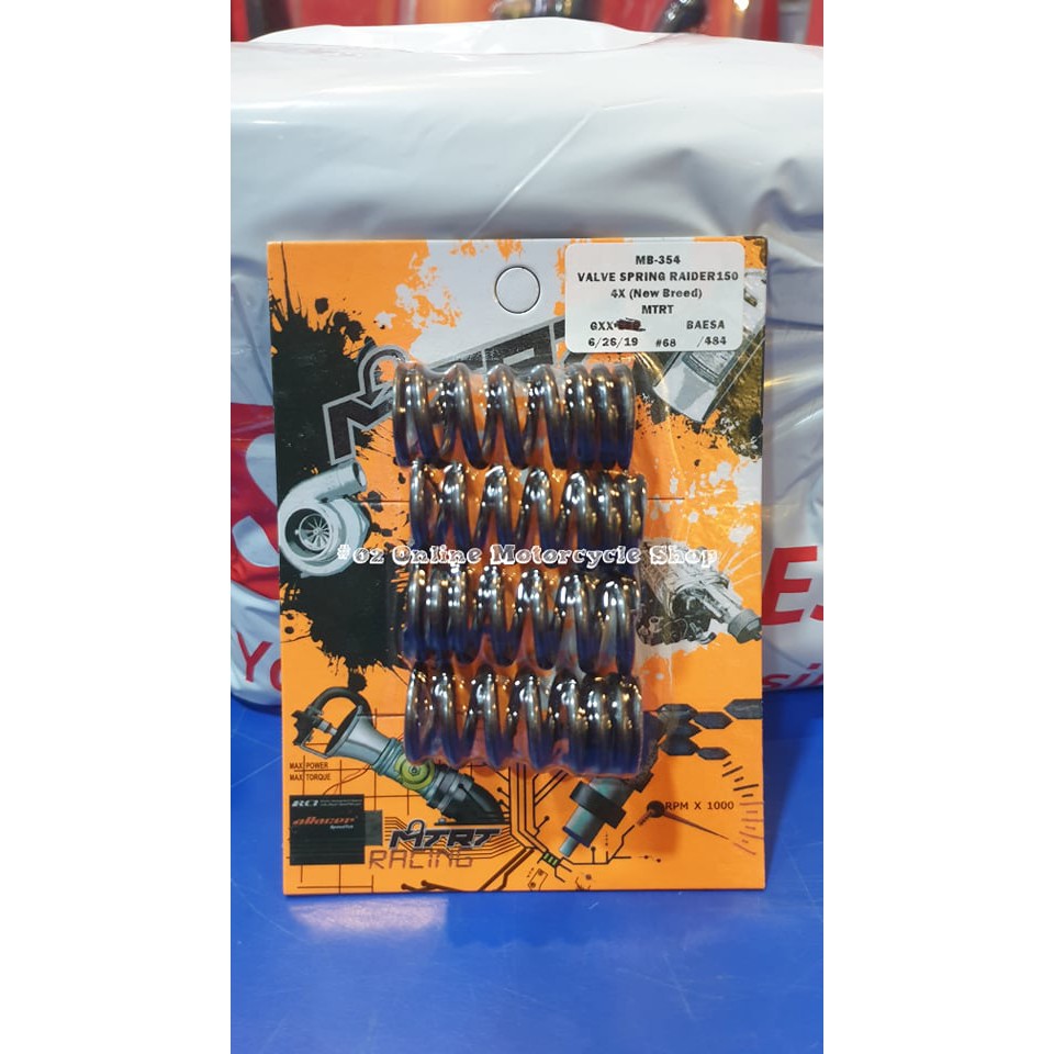 MTRT Valve Spring for Raider 150 Carb Type(New Breed) | Shopee Philippines