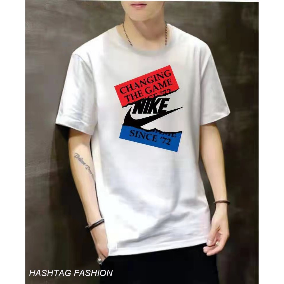 Printed Tshirt for men Cotton Casual Tees For Unisex Short Sleeve round ...