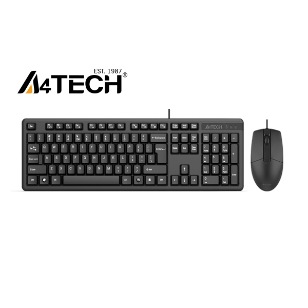 A4tech KK-3330 Multimedia FN Desktop Wired Keyboard Mouse USB | Shopee ...