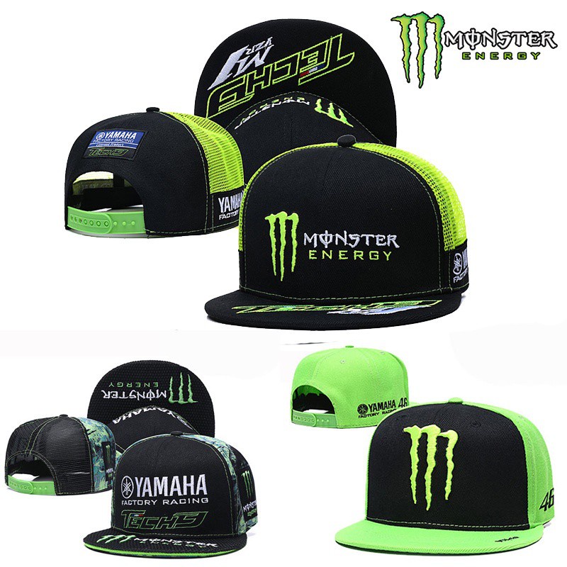 YAMAHA Factory Racing Tech3 Racing Team Cap Monster Motorcycle Snapback ...