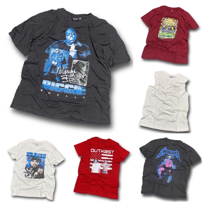 metallica Outkast Biggie floyd Rapper Tshirt Oversized fit | Cotton ...