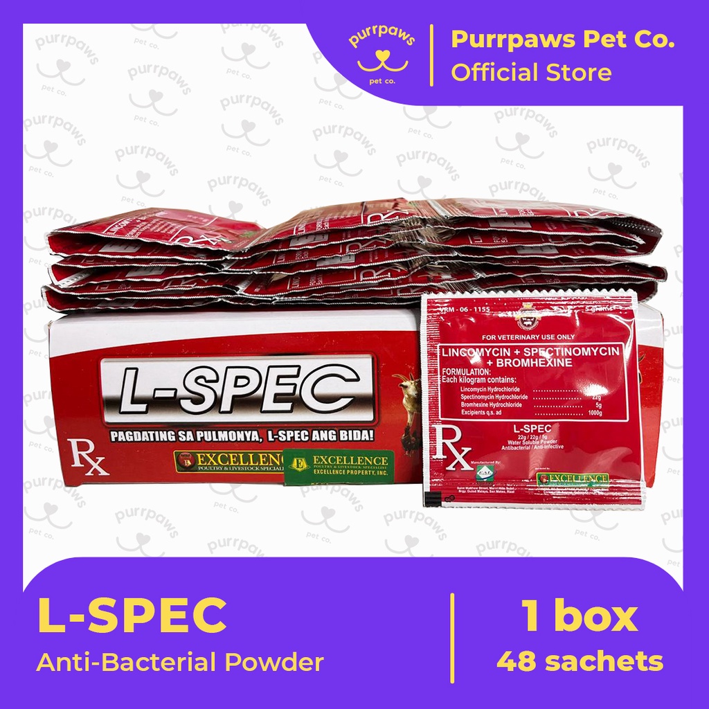 L-Spec 5g (1 BOX/48 SACHETS) | Shopee Philippines