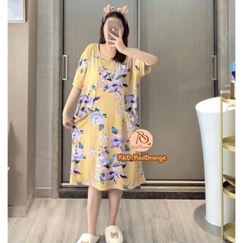 R&O #DS2 Korean daster dresses double pocket Plus Size sleepwear ...