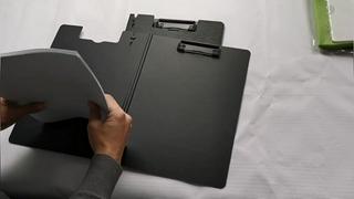 A4 Foldable Horizontal Double Documents Clipboard File Folder Paper ...